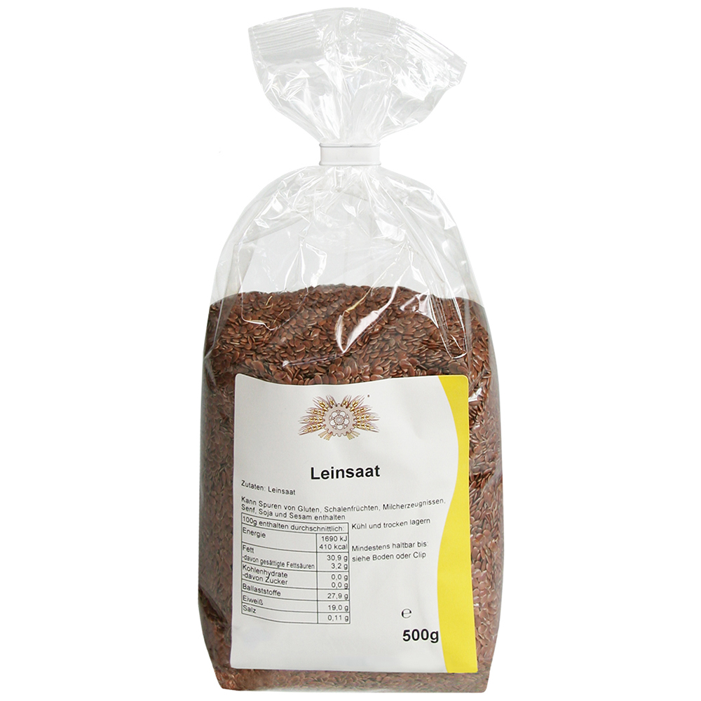 Leinsaat 500g | Öle | Speiseartikel | Produkte | Online Shop - Mühle ...